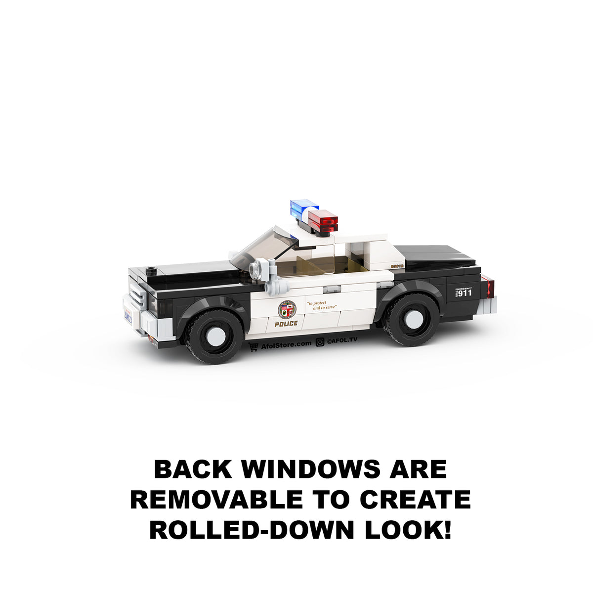 1980s-Style LAPD Cop Car Instructions – AFOL TV