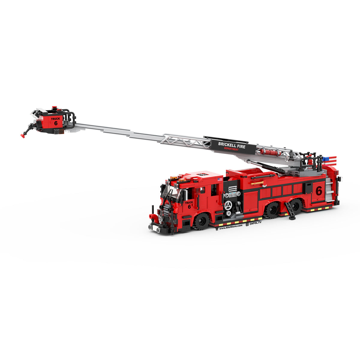 6-Wide Brickell Ladder Truck Instructions (Special Edition) – AFOL TV
