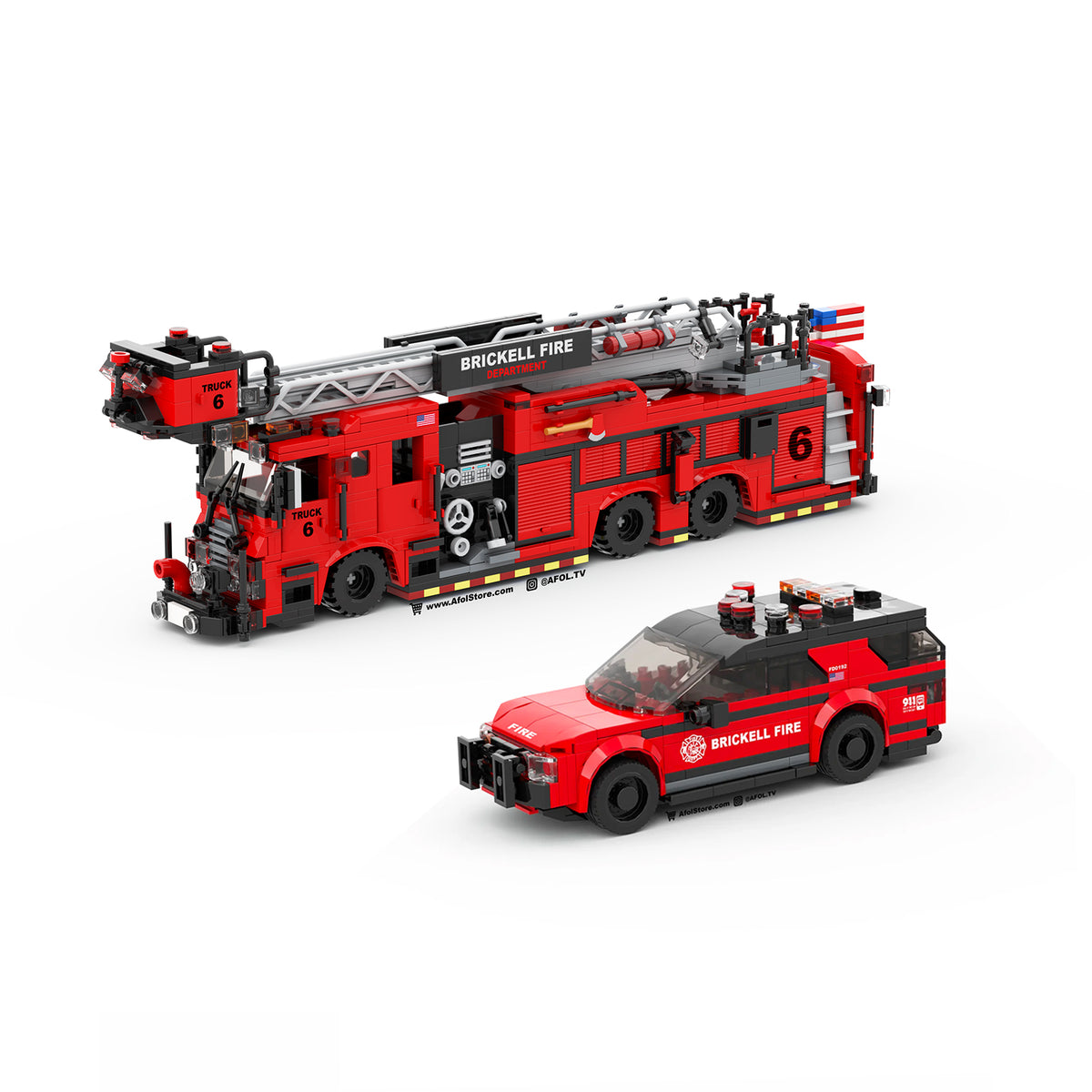 6-Wide Brickell Ladder Truck Instructions (Special Edition) – AFOL TV