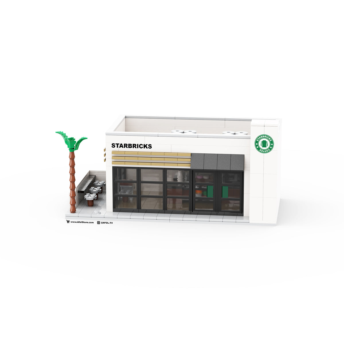 Mini Modulars: Starbricks Cafe Instructions – AFOL TV