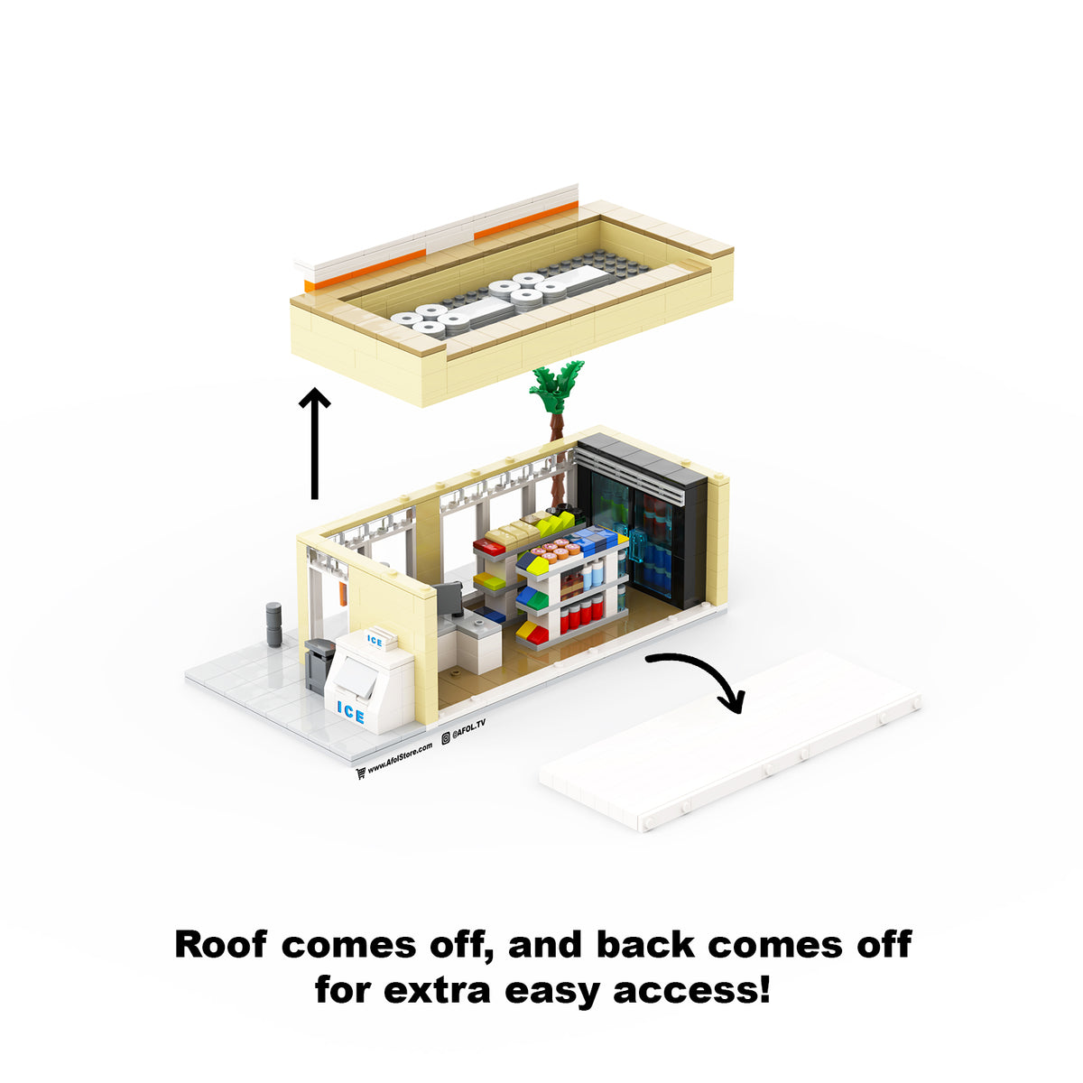 Mini Modulars: Eleven Eleven Convenience Store Instructions – AFOL TV