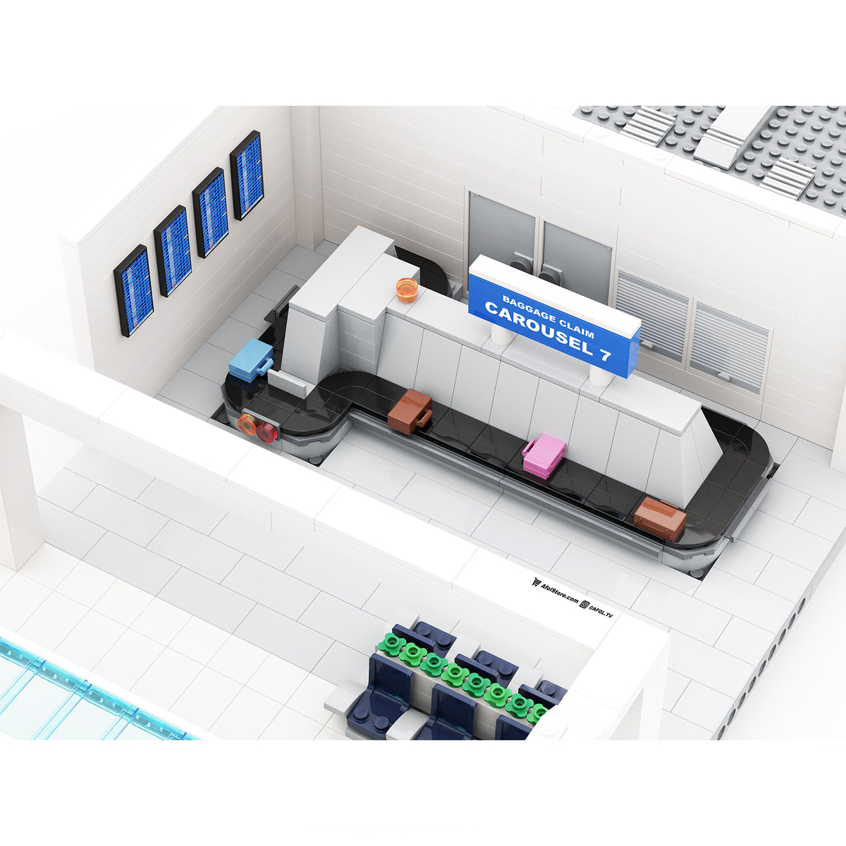 Modular Airport Baggage Claim Arrivals Terminal Instructions – AFOL TV