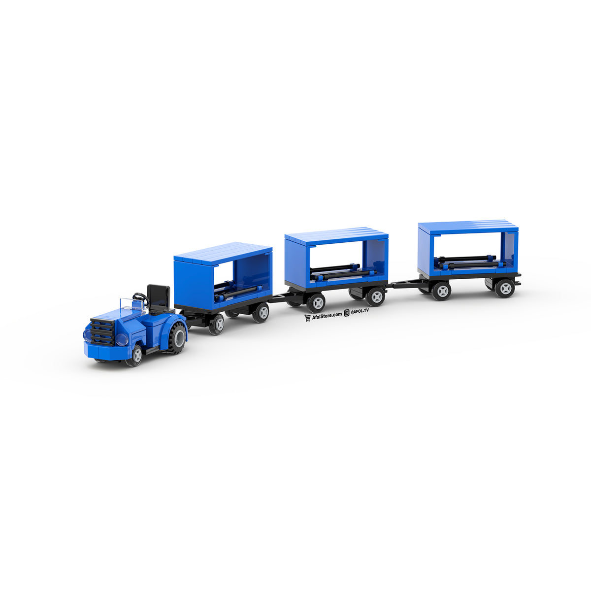 Airport Baggage Tractor (4 Colors) Instructions – AFOL TV