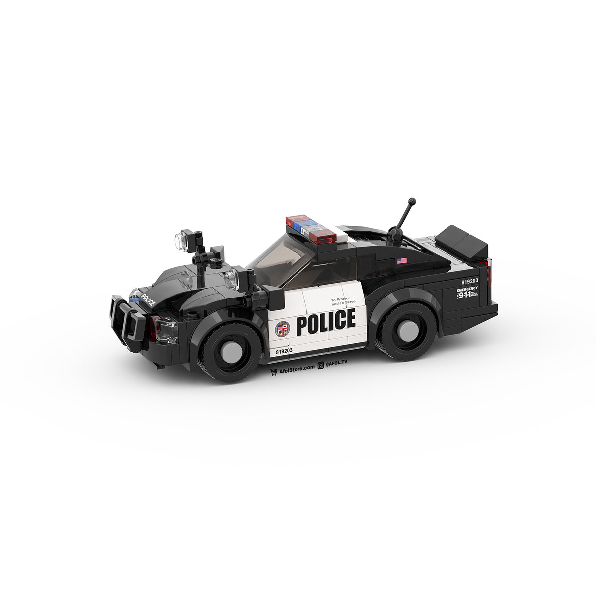 LAPD Police Interceptor Vehicle (6-Wide) Instructions – AFOL TV