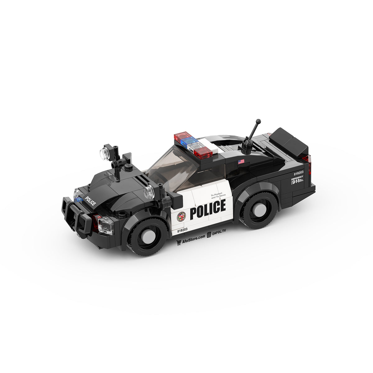 LAPD Police Interceptor Vehicle (6-Wide) Instructions – AFOL TV