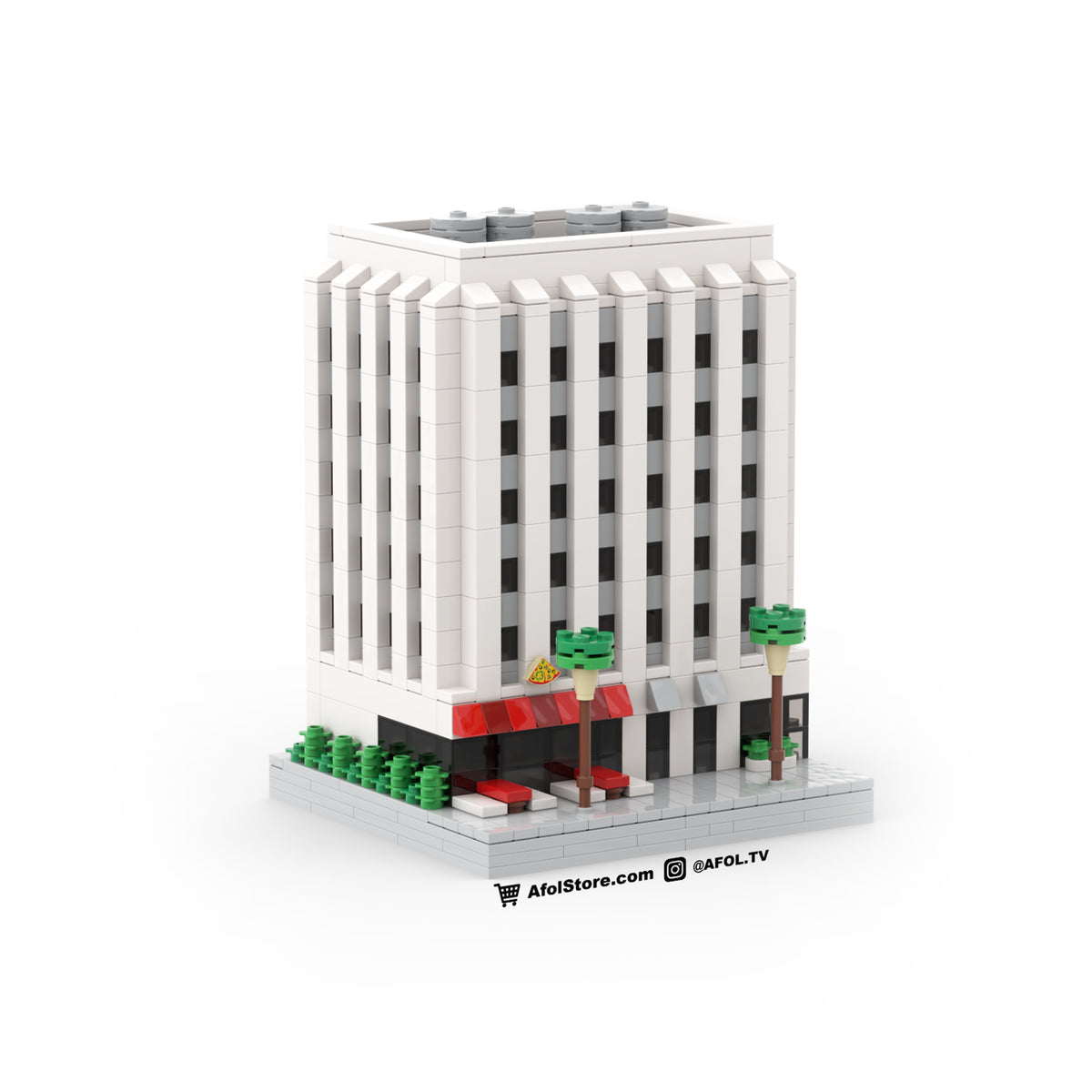 Micro (Modular) 1960s Office Building & Pizza Shop Instructions – AFOL TV