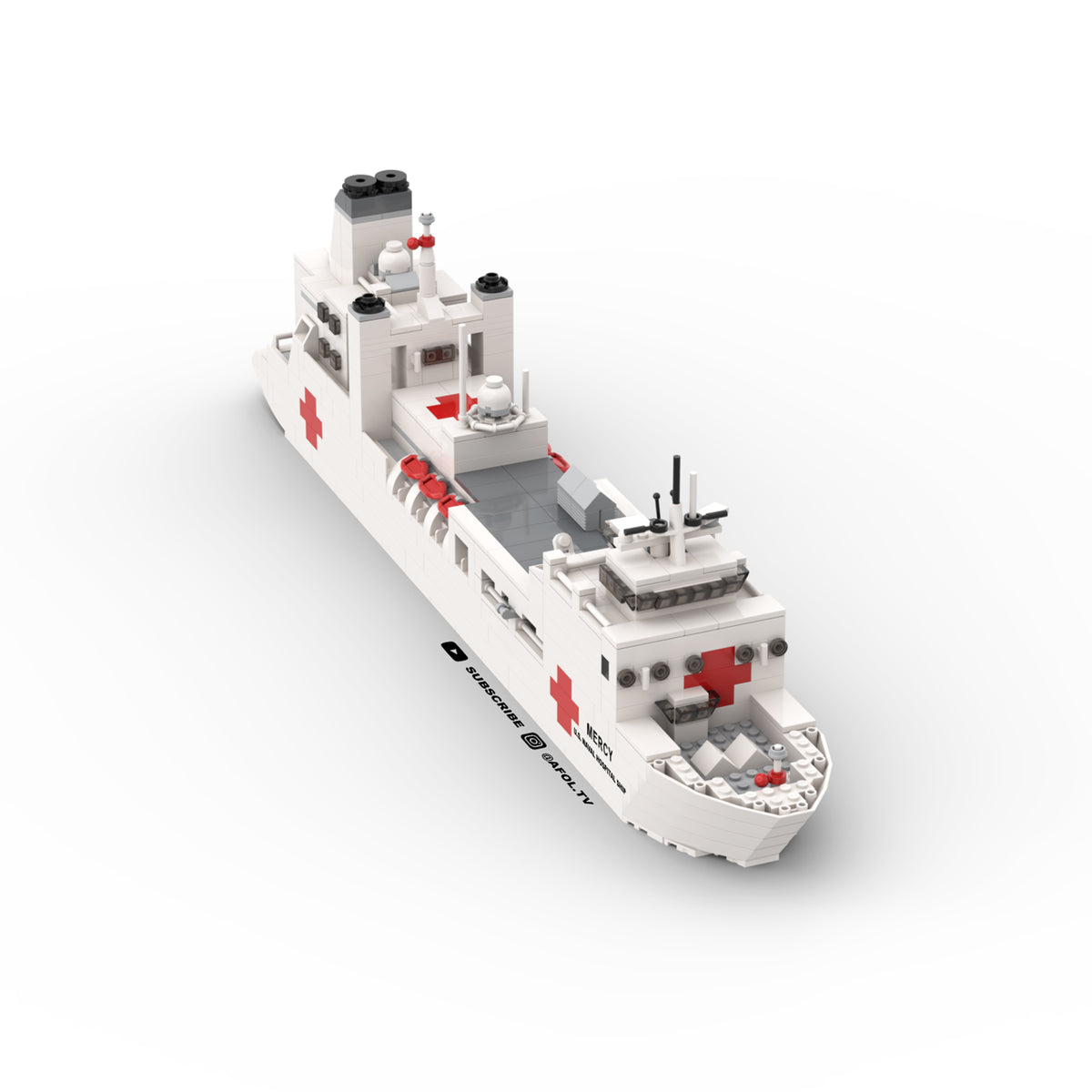 Micro US Navy Mercy Hospital Ship Instructions – AFOL TV