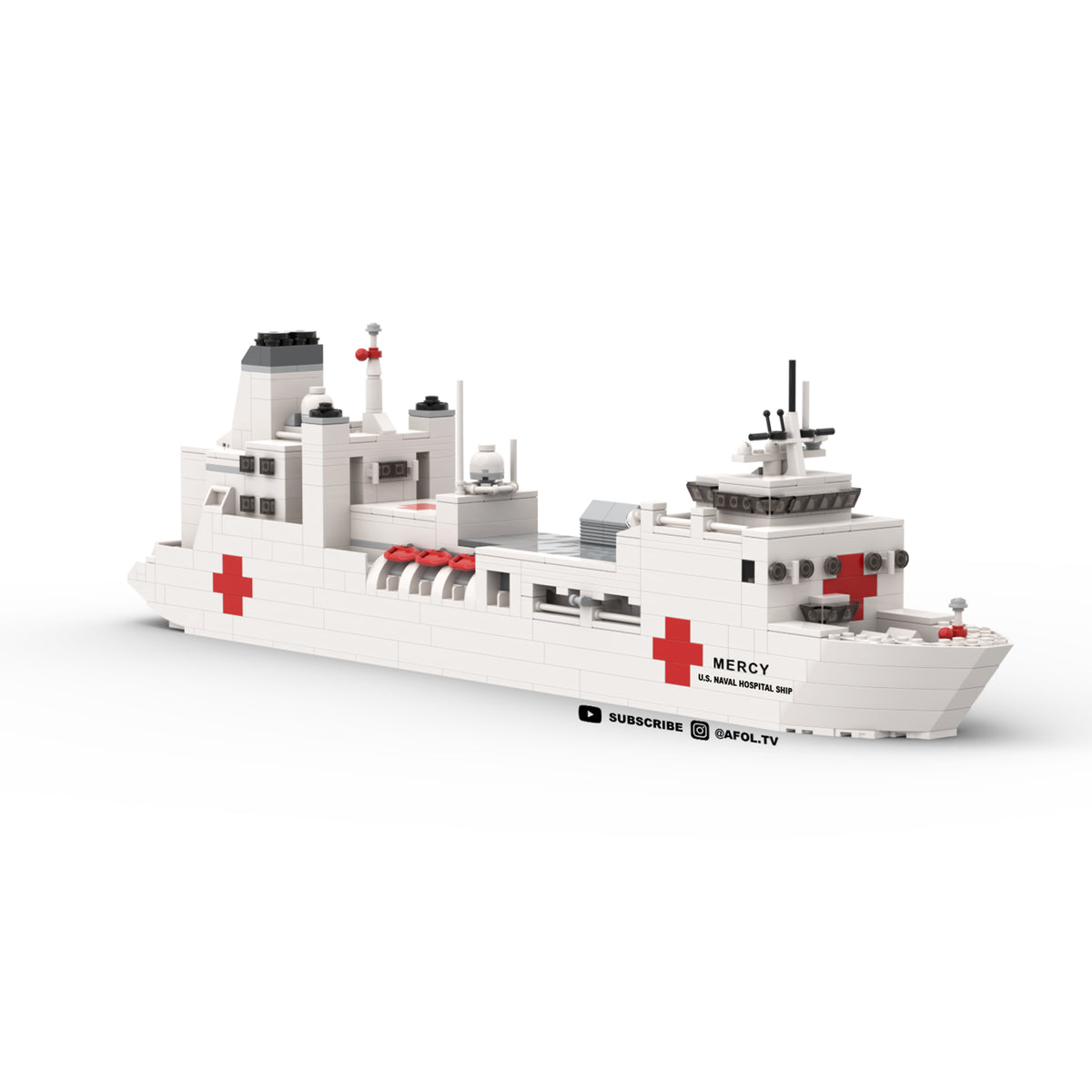 Micro US Navy Mercy Hospital Ship Instructions – AFOL TV