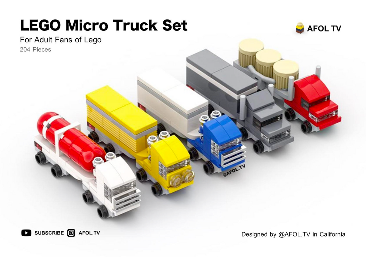 Micro Semi Trucks (Master Set) Instructions – AFOL TV