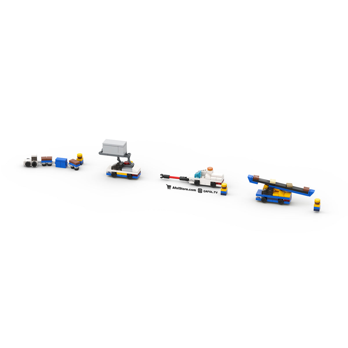 Micro Airport Ground Crew Vehicles Instructions – AFOL TV