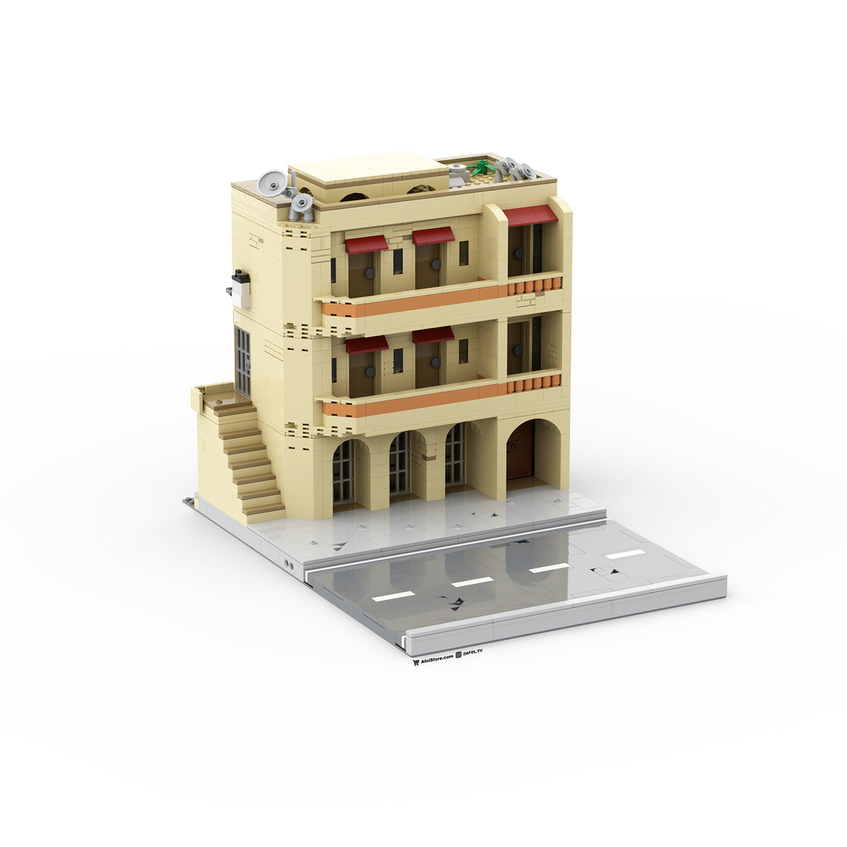 Military Scene Modular Apartment Building Instructions – AFOL TV