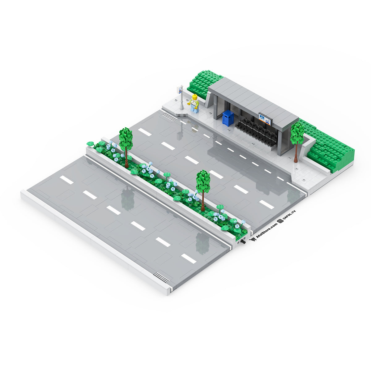 City Modular Road Bus Stop Instructions – AFOL TV