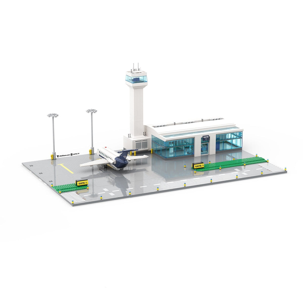 Small Town Airport Runway Tarmac Instructions – AFOL TV