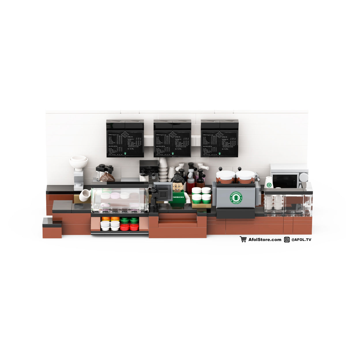 Coffee Shop Interior Buildout Instructions (Starbucks) – AFOL TV